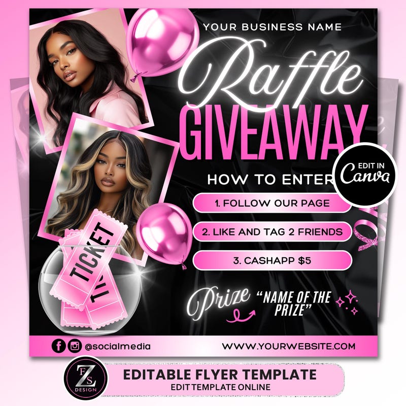 Raffle Posters - Etsy UK