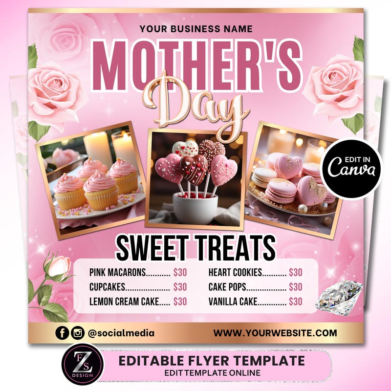 Mothers Day Cookies - Etsy