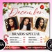 December Braid Sale Flyer, Braid Prices Flyer, December Flyer, Braids ...
