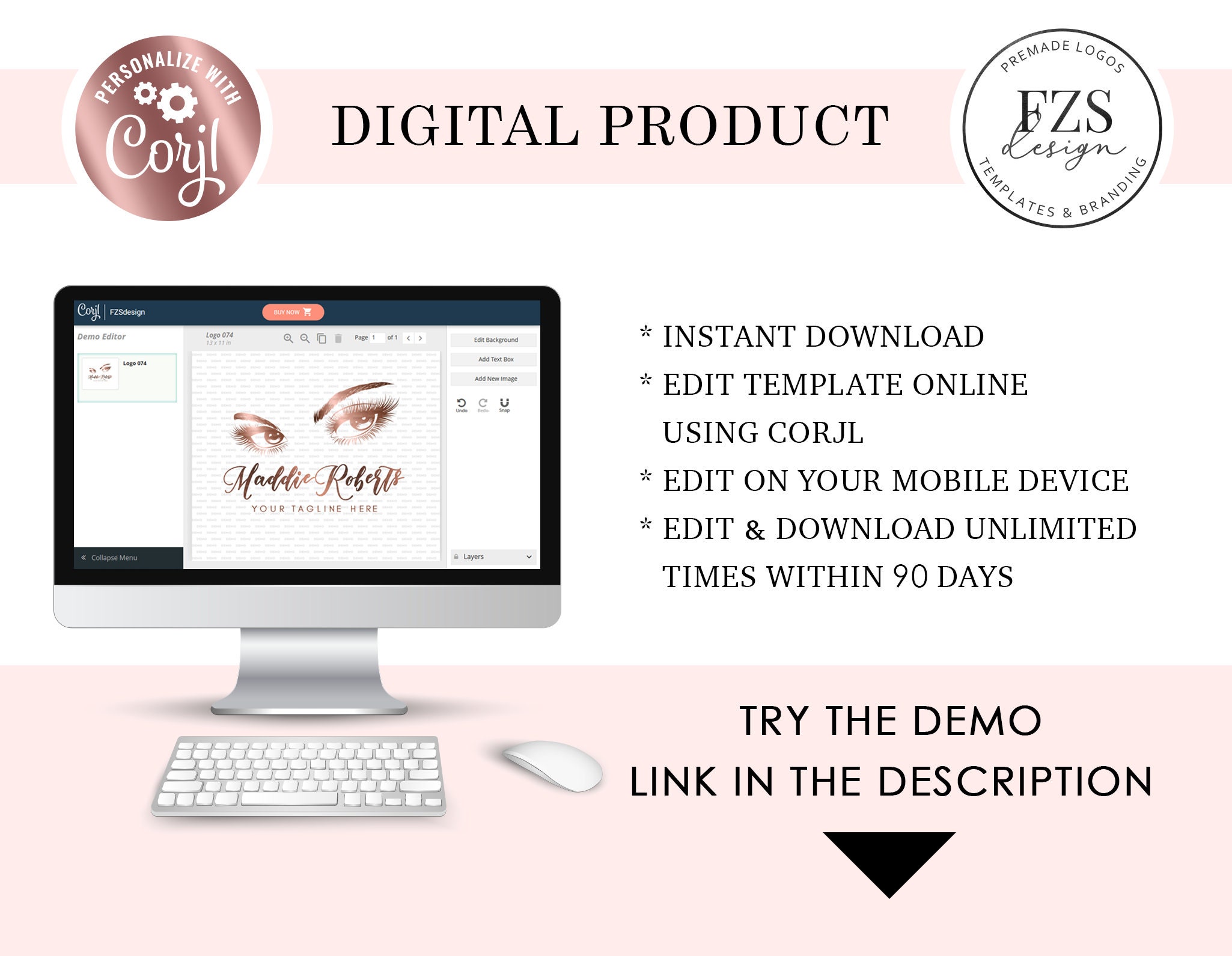 Lip Gloss Logo Diy Logo Beauty Logo Design Lipgloss Logo - Etsy