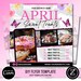 April Bake Sale Flyer, Bakery Flyer, Sweet Treats Flyer, April Dessert ...