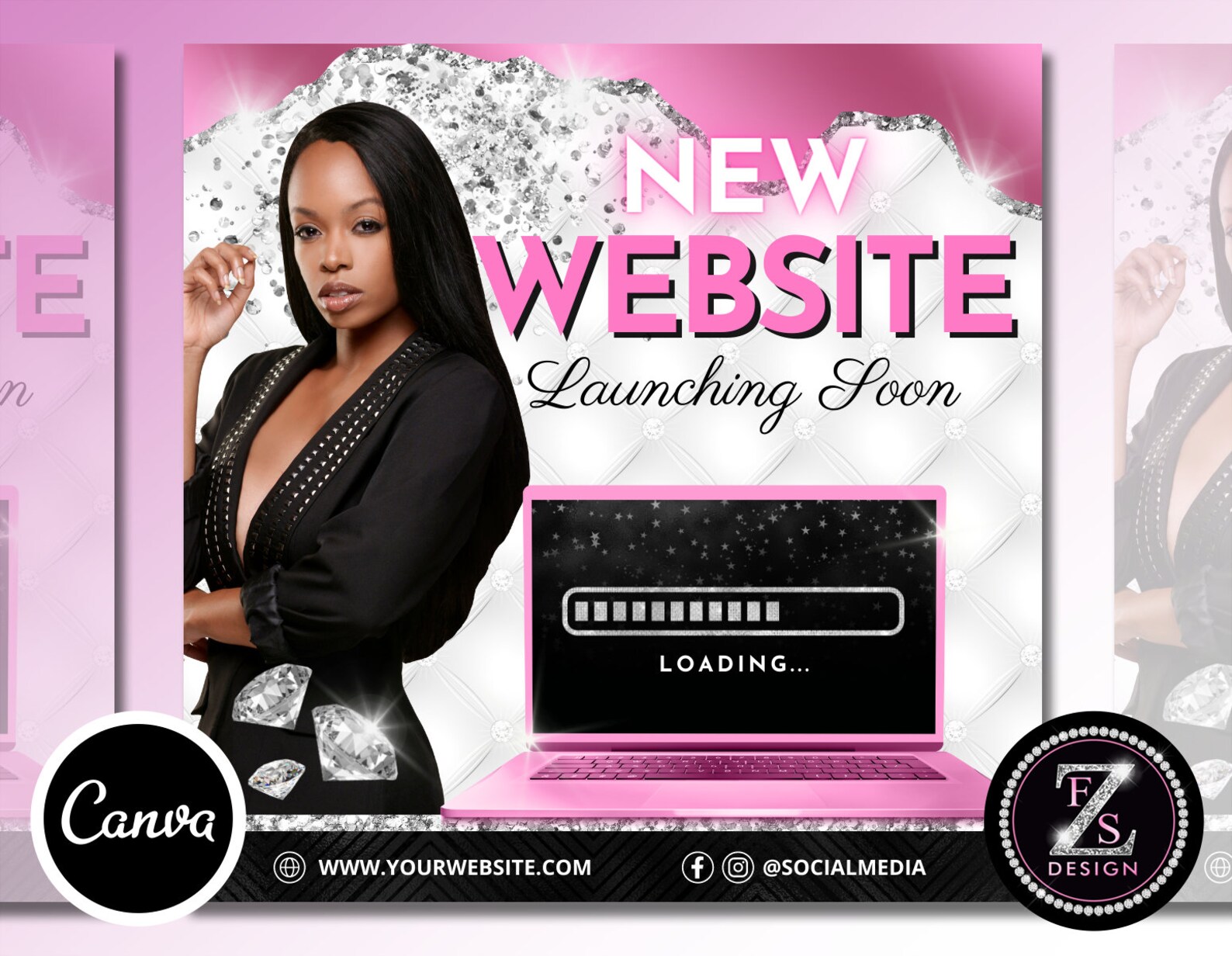 Website Launch Flyer DIY Opening New Website Coming Soon - Etsy