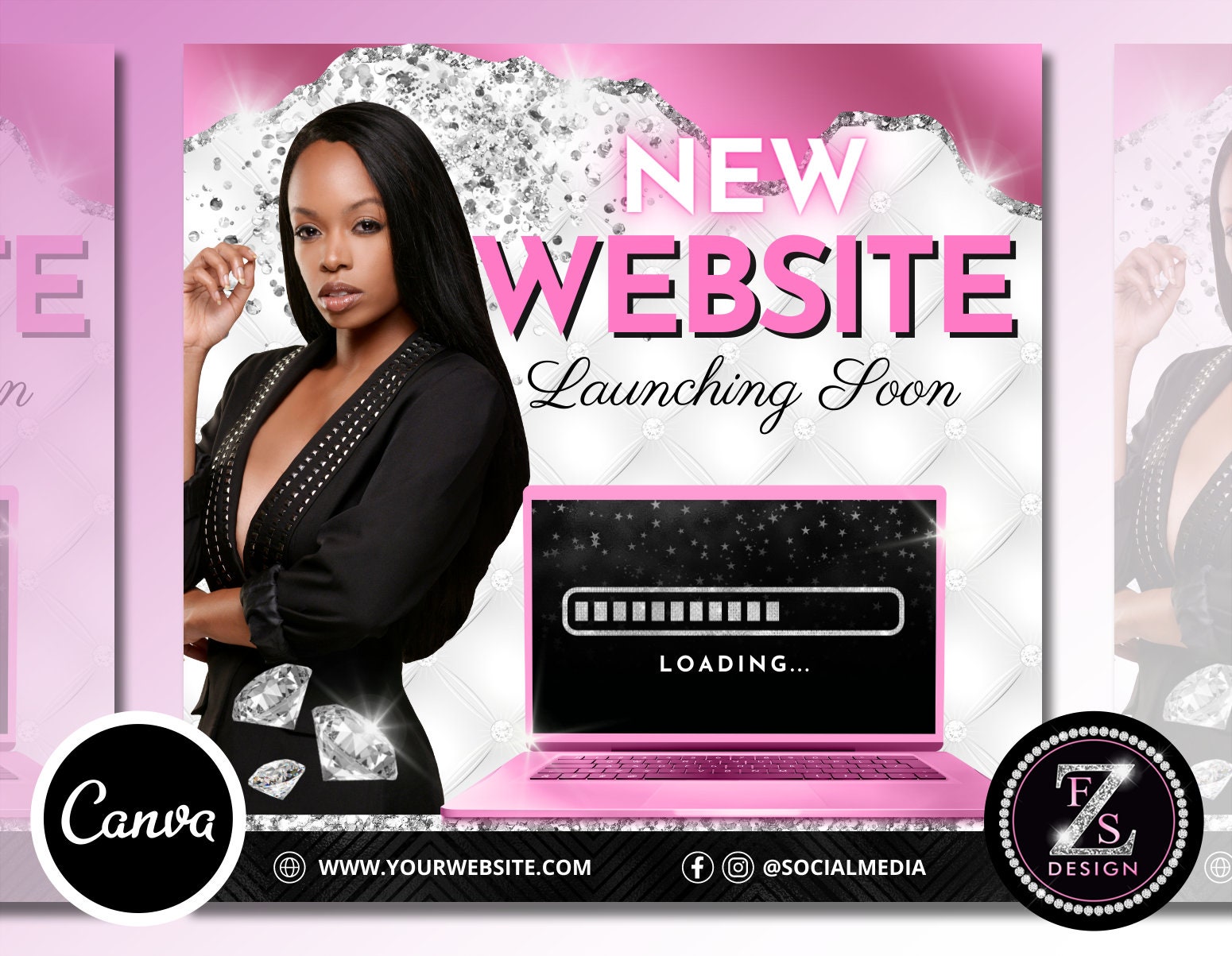 Website Launch Flyer DIY Opening New Website Coming Soon - Etsy