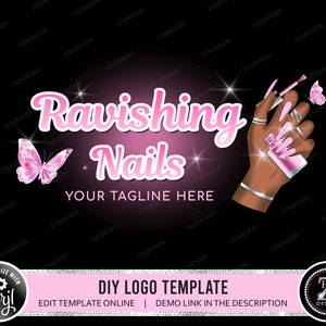 Nails Logo Design Beauty Logo Nail Artist Logo Nail Polish - Etsy