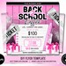 Back to School Raffle Giveaway Flyer, DIY Back 2 School Flyer, Giveaway ...