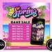 Spring Bake Sale Flyer, Bakery Flyer, Spring Sweet Treats Flyer, Spring ...