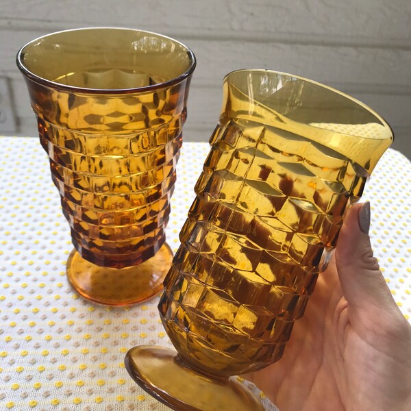 Amber Glassware - Etsy