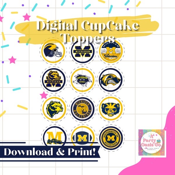 University of Michigan Party Decorations - Etsy