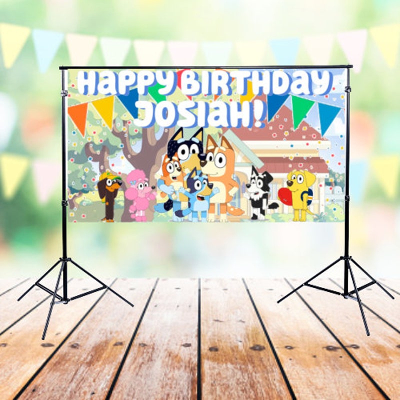 Bluey Backdrop - Etsy