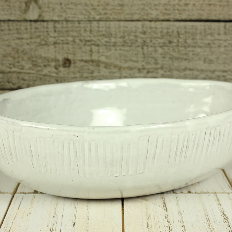 Oval Serving Bowl - Etsy