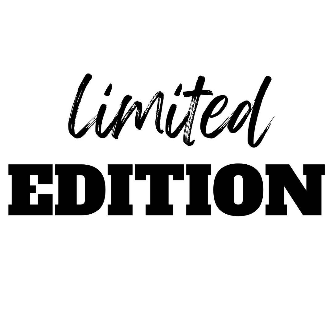 LIMITED EDITION Svg, Png, Pdf Cut Files for T-shirts and Other Apparel ...