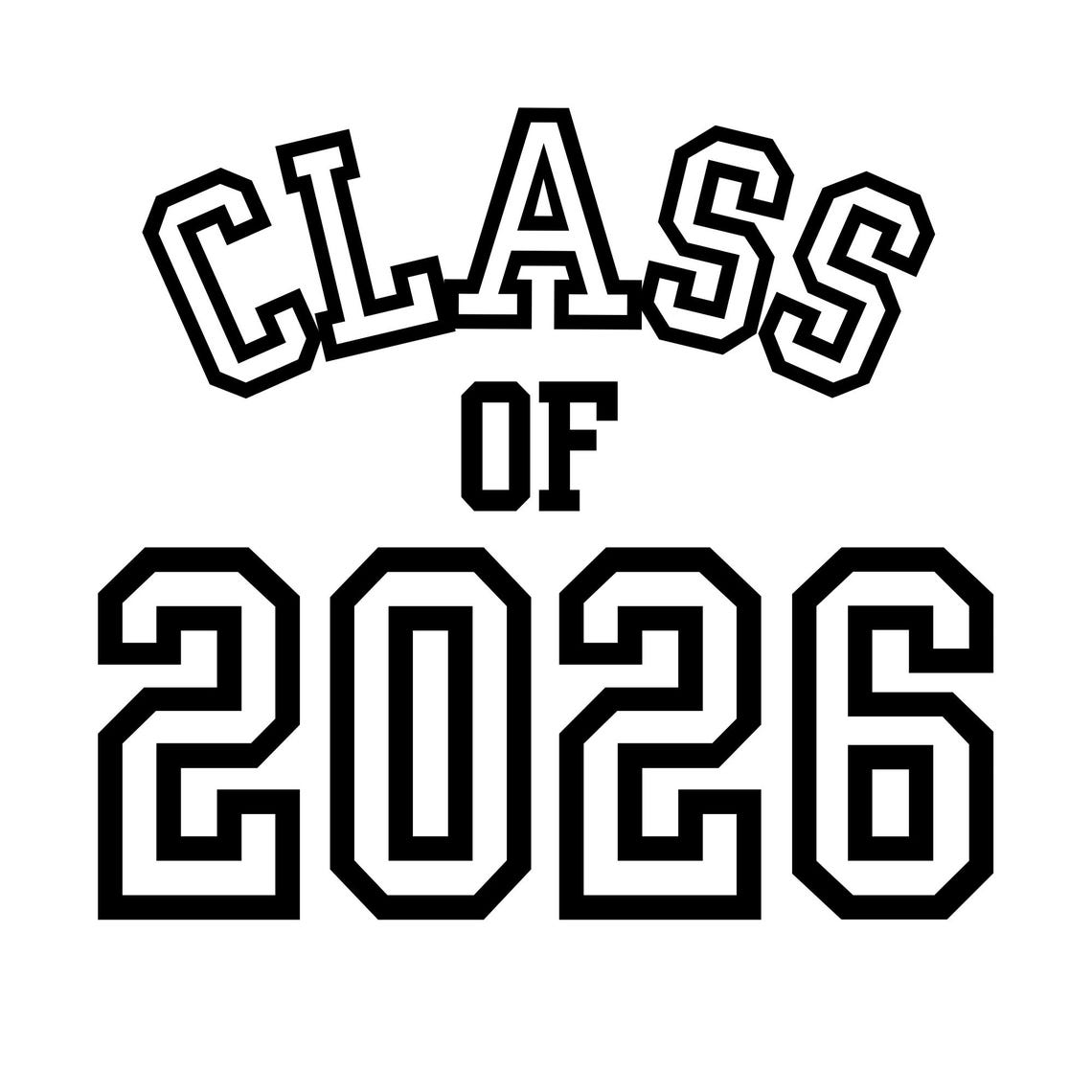 Class of 2026 Silhouette/sublimation Cut Files - Etsy