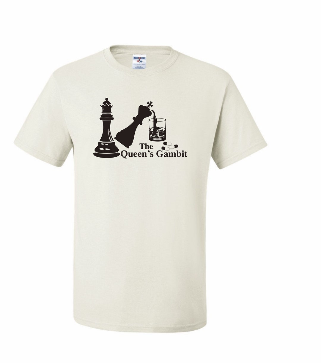 The Queen's Gambit Chess, Alcohol and Pills Unisex T-shirt Queen's ...