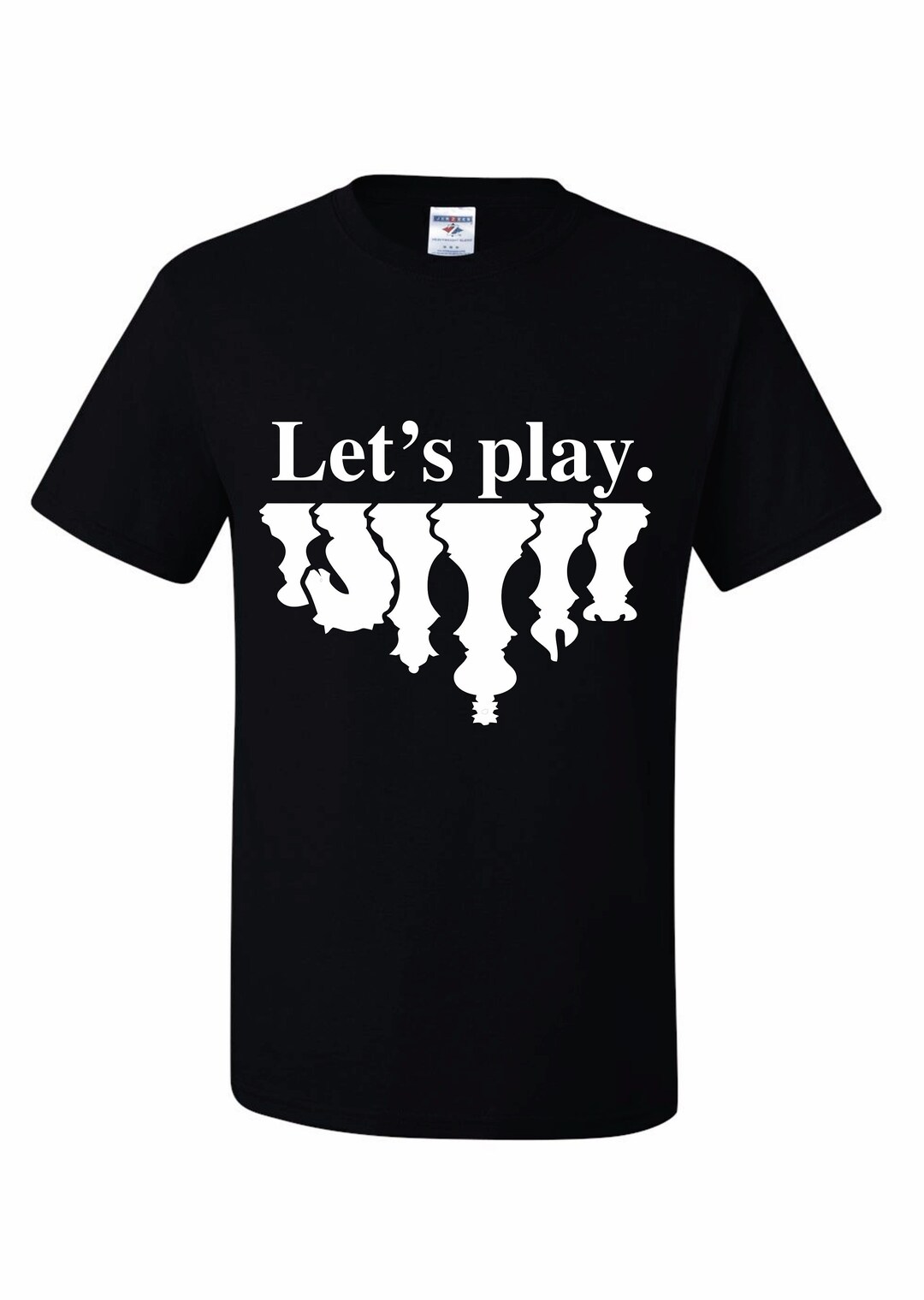 Let's Play, Upside-down Chess Pieces Unisex T-shirt Queen's Gambit - Etsy