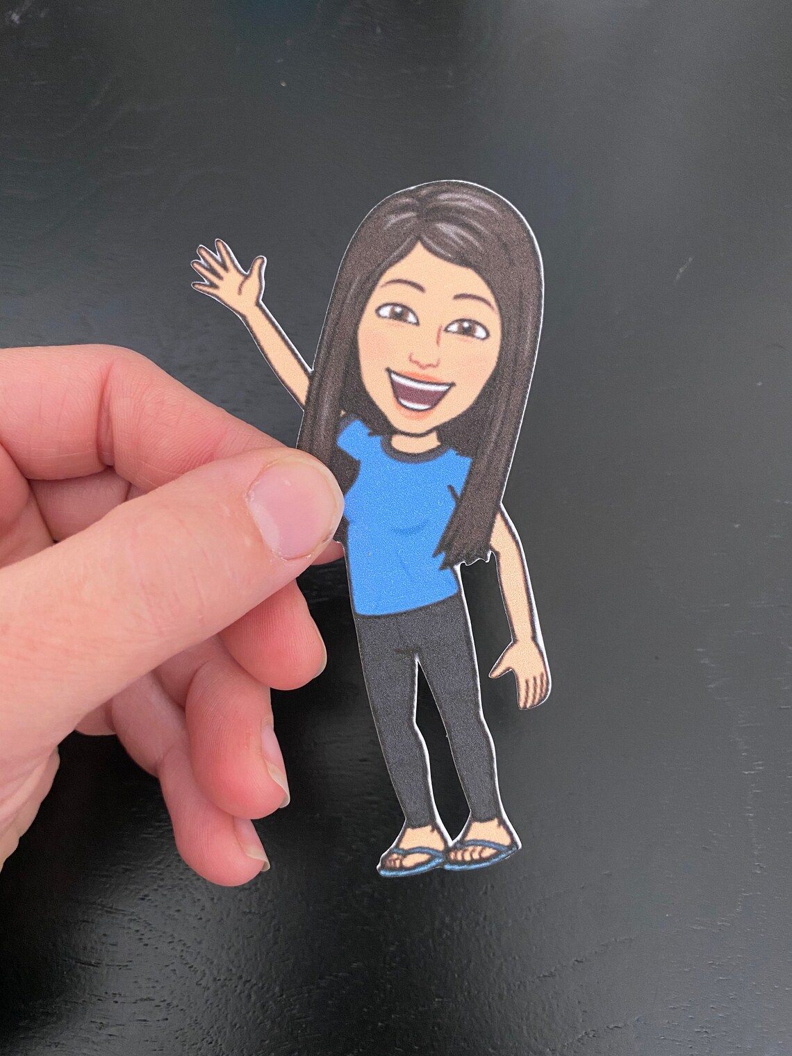 Flat Person Bitmoji Cutout Flat Teacher Personalized | Etsy