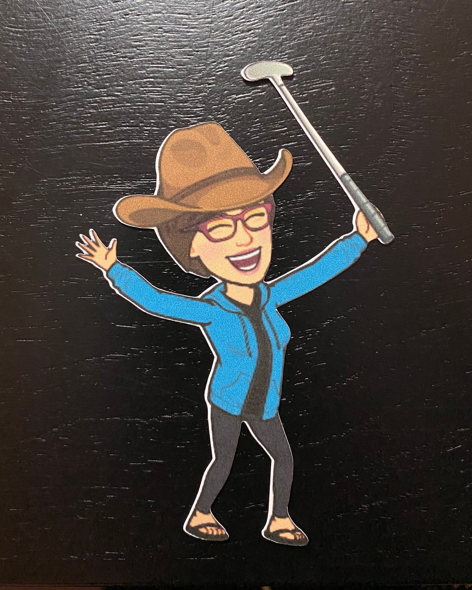 Flat Person Bitmoji Cutout Flat Teacher Personalized | Etsy