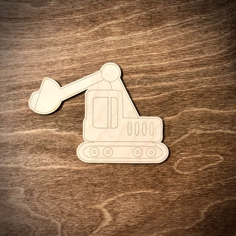 Construction Theme Painting Blanks Construction Cut Outs | Etsy