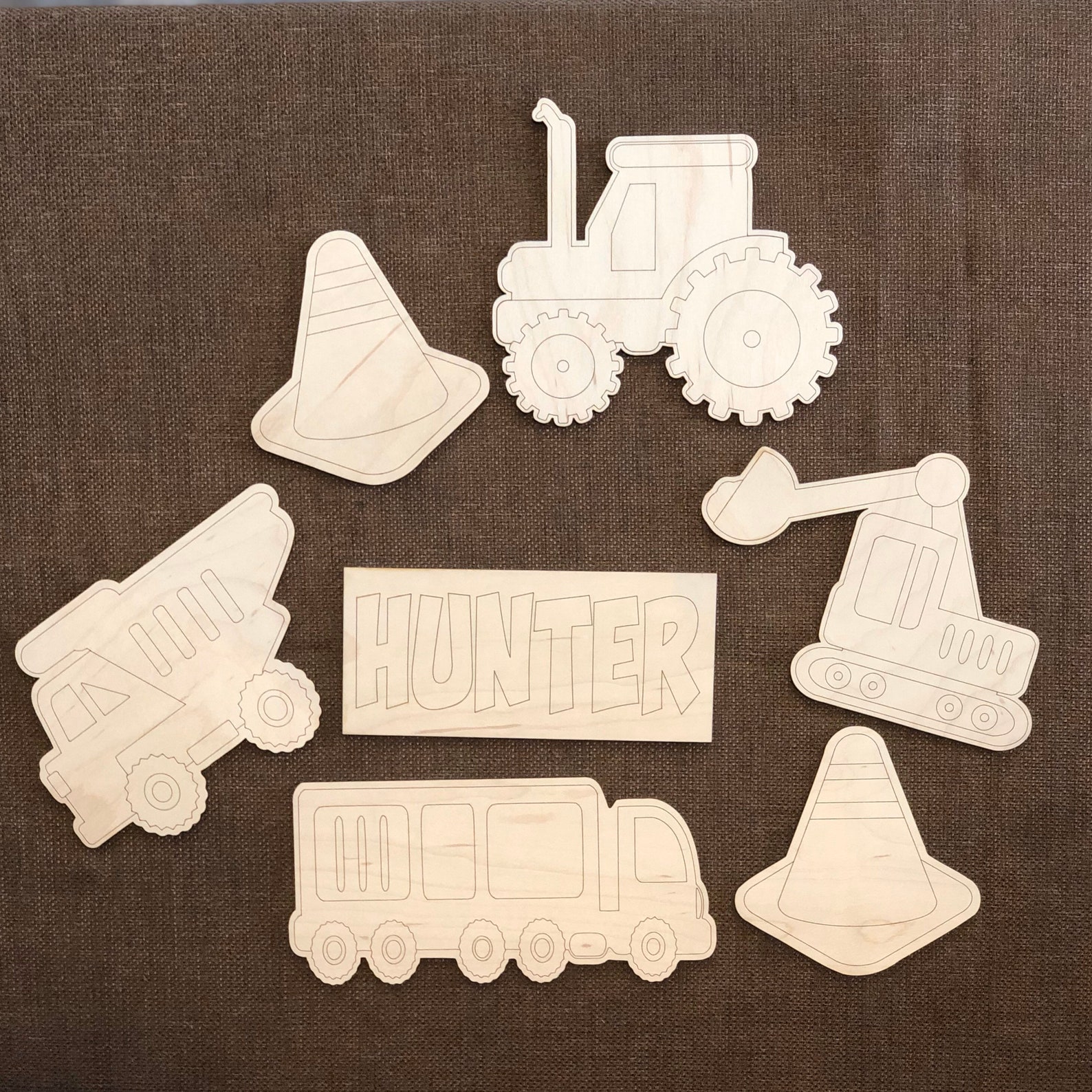 Construction Theme Painting Blanks Construction Cut Outs - Etsy