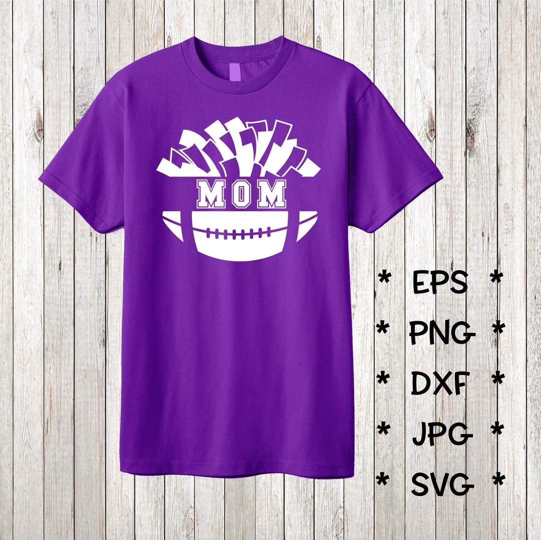 Cheer Mom And Football Mom Cheer Mom Svg Football Mom Svg Etsy