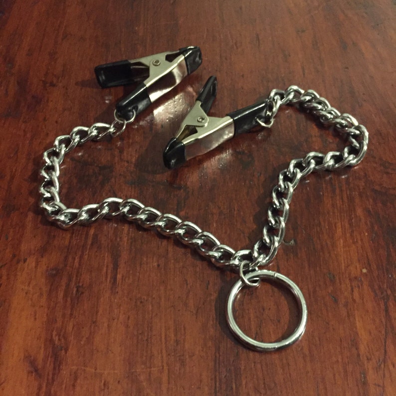HARD Clamps W/ Steel Chain and O-rings Nipple, Labia, CBT Bdsm - Etsy