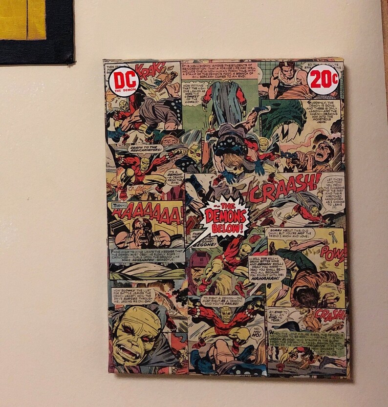 Vintage Comic Collage customizable - Etsy Israel