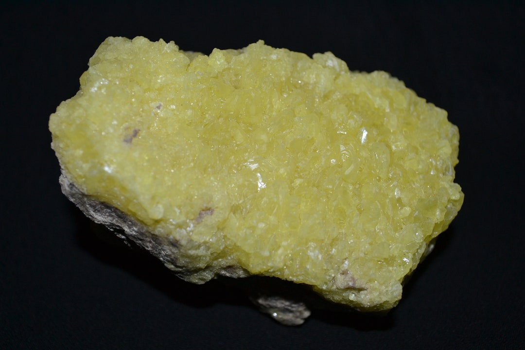 Sulphur Crystal Cluster Gem, Stone, Rock, Yellow, Energy, Love ...