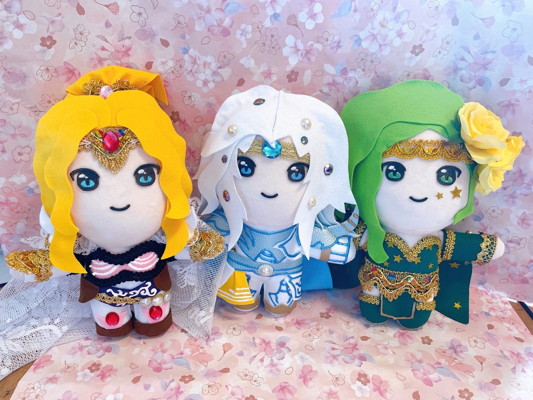 FFIV Cecil, Rosa and Rydia Plushies - Etsy