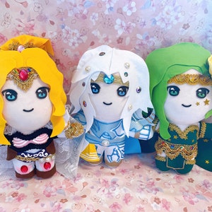 FFIV Cecil, Rosa and Rydia Plushies - Etsy