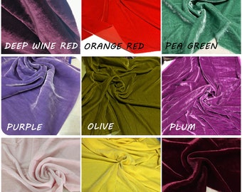 Deep Chartreuse Pure Silk Velvet Fabric Luxury Silk Velvet - Etsy
