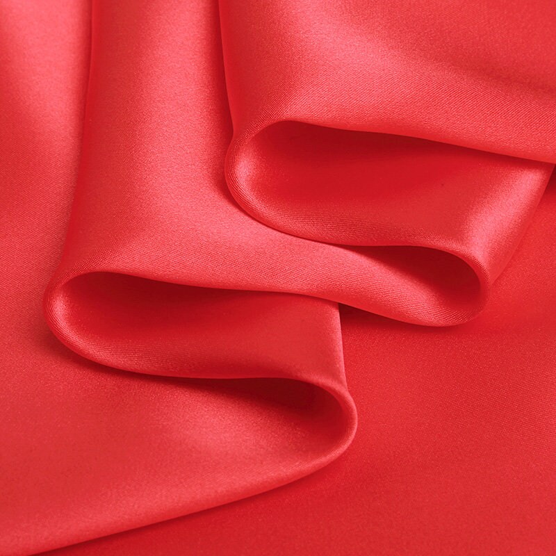 Watermelon Red Color Silk 100% Silk Charmeuse Satin Back 16mm - Etsy UK