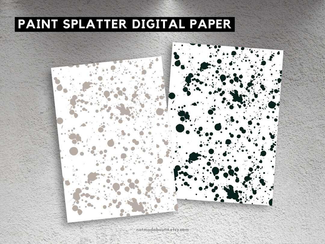 Paint Splatter - Minimalist - Planner - Planning Dashboards - Digital ...