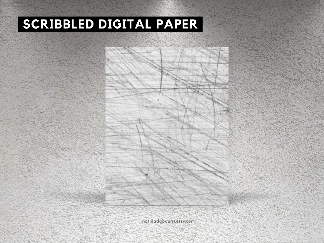 SCRIBBLED Paper - Minimalist - Planner - Planning Dashboards - Digital ...