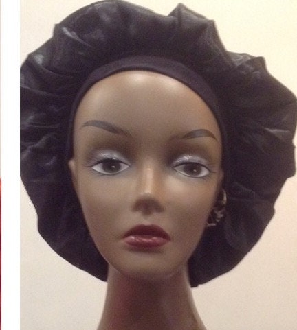 Zebra Bonnet, Satin Bonnet,adult Sleep Bonnet,large Bonnet,shower ...