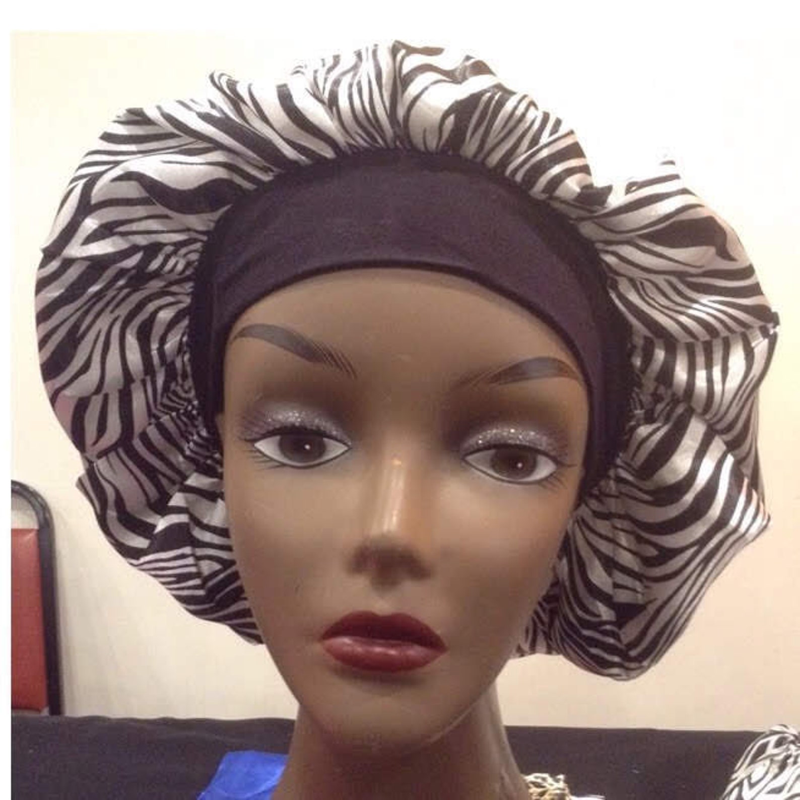 Bonnet, Satin Bonnet,adult Sleep Bonnet,large Bonnet,shower Bonnet,red ...