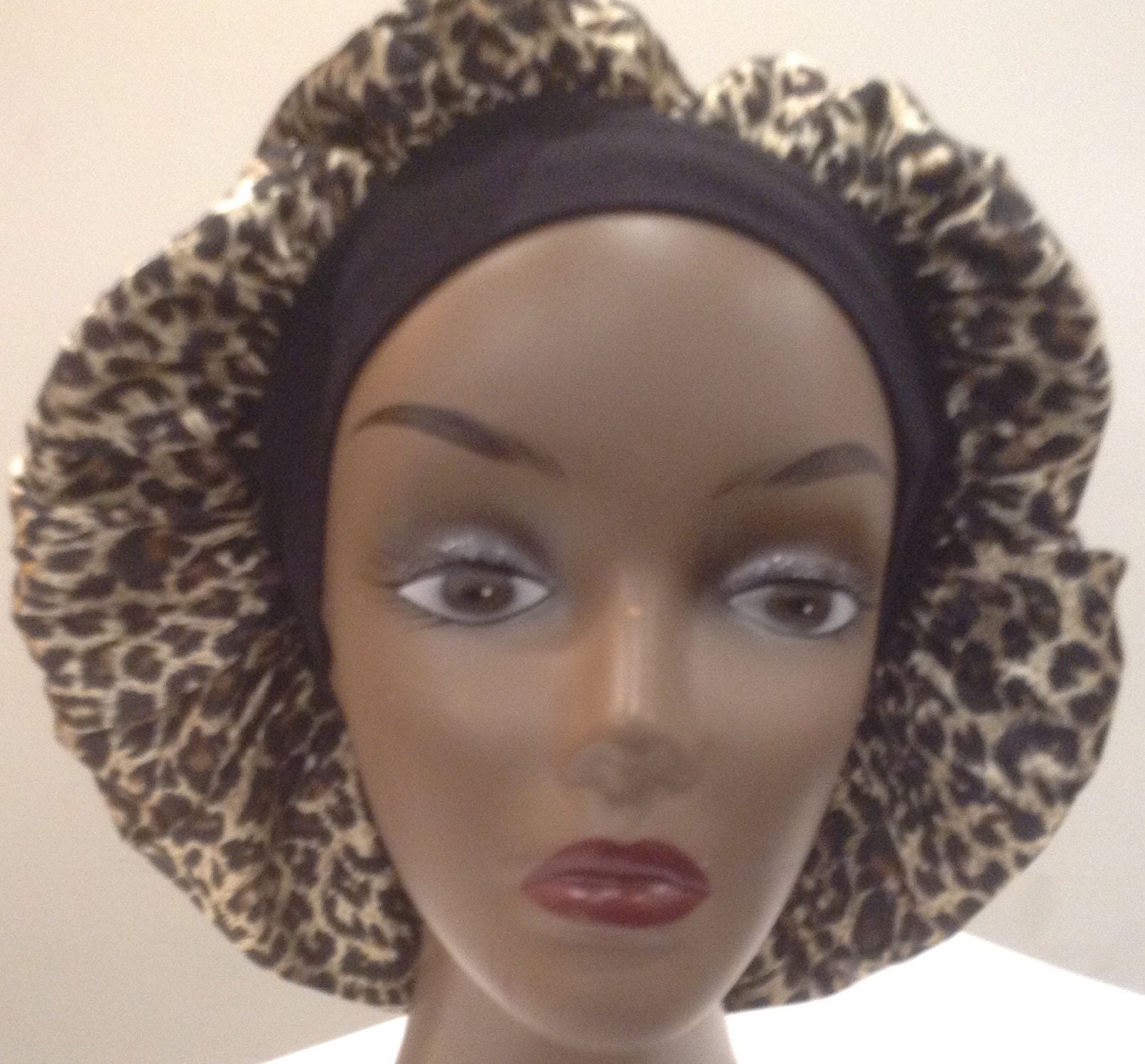 Zebra Bonnet satin bonnetadult sleep bonnetlarge | Etsy