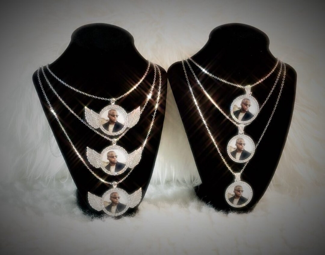 Memorial Photo Necklaces - Personalized Remembrance Jewelry, in Loving ...