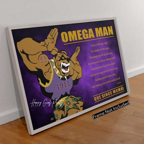 Omega Psi Phi the STEPPER - Etsy