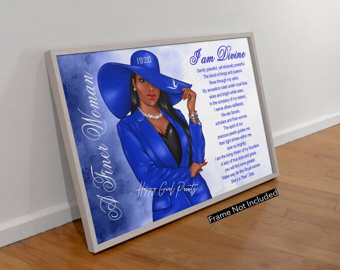 Zeta Phi Beta Lady Figurine - Etsy