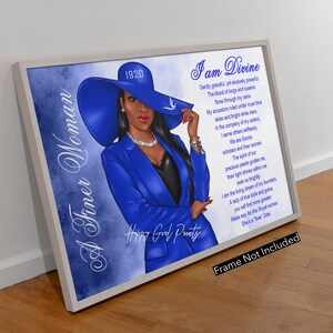 Zeta Phi Beta Inspired Wall Art, A Finer Woman, 1920, 11x17 - Etsy