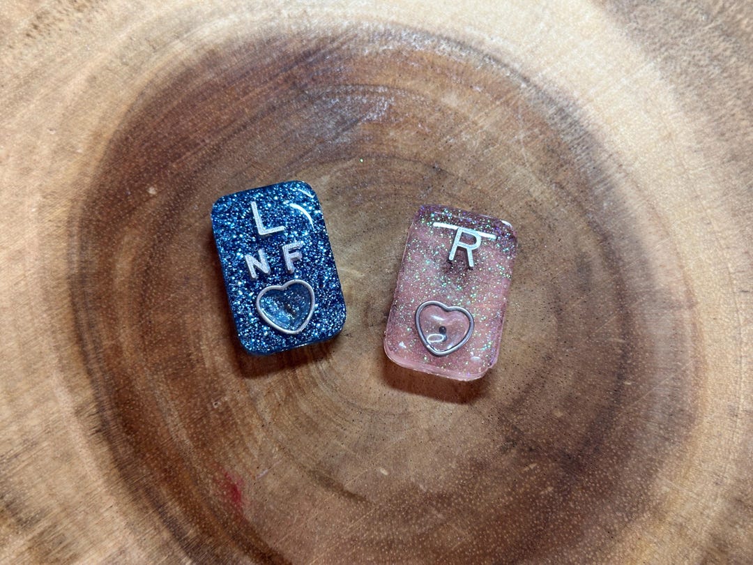 70 Glittery Large Rectangle With Heart Shaped BB X-ray Markers! - Etsy