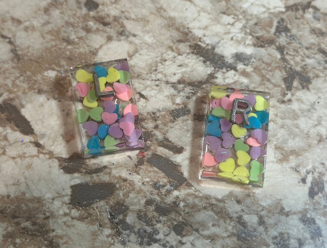 Small Rectangle Colorful Hearts X-ray Markers - Etsy