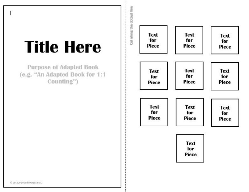 EDITABLE Adapted Book Template - Digital Download (special Education ...