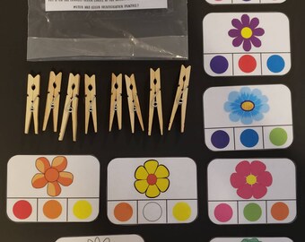 Adapted Book for Color Identification colorful - Etsy