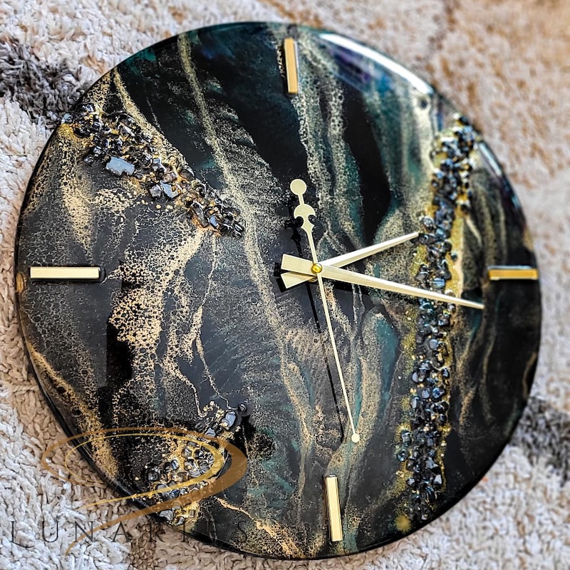 Luxury Resin Wall Clocks - Etsy