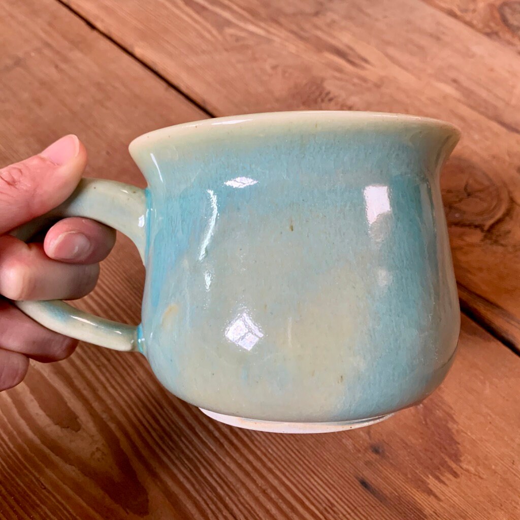 Shoreline Wave Potbelly Mug Handmade - Etsy Singapore