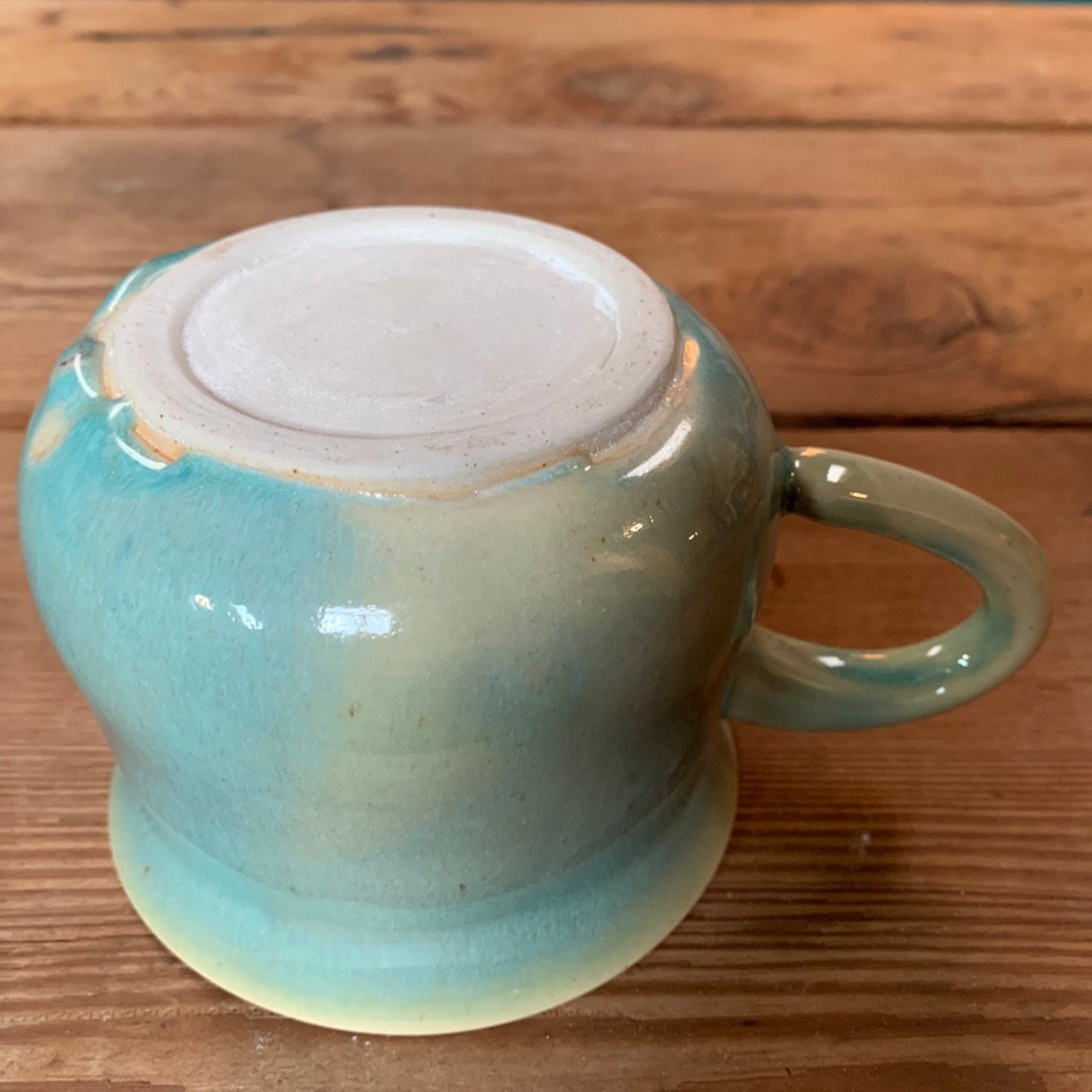 Shoreline Wave Potbelly Mug Handmade - Etsy Singapore