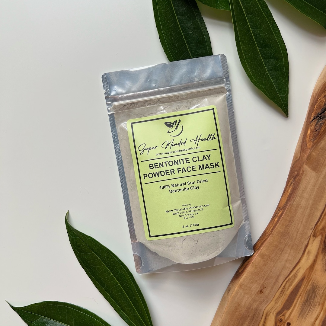 Bentonite Clay Powder Face Mask - Etsy