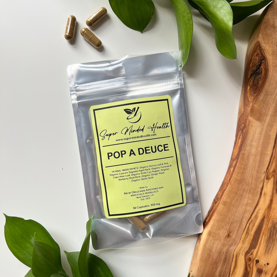 Pop A Deuce Capsules | Organic | 550mg | Zero Fillers or Binders - Etsy