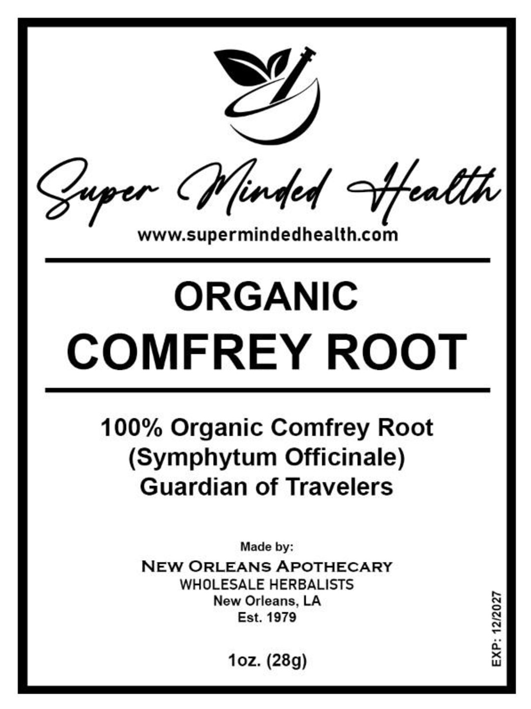 Comfrey Root Organic Dried Cut and Sifted Symphytum Officinale - Etsy