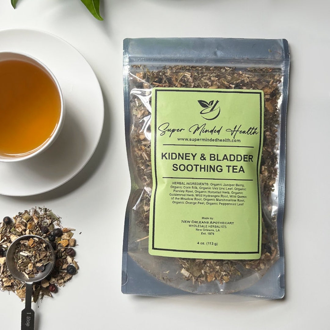 Organic Kidney Bladder Tea (32 Servings) Loose Herbal Tea Natural ...